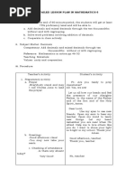 Cot-Lesson-Plan-In-Math 6 - Q1 | PDF | Lesson Plan | Learning