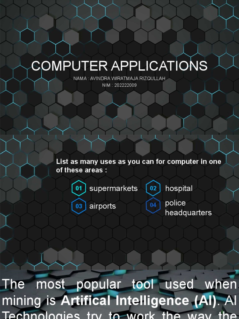 Abstract Hi-Tech Hexagons PowerPoint Templates | PDF