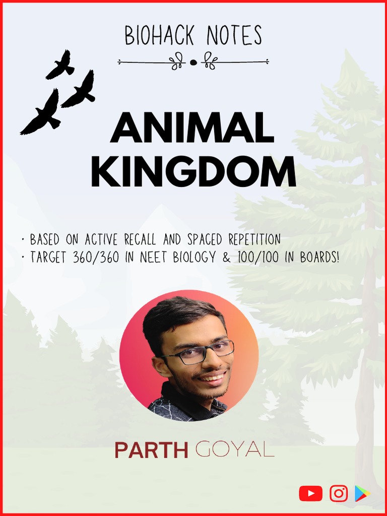 Animal Kingdom Study Guide | PDF | Zoology | Organisms