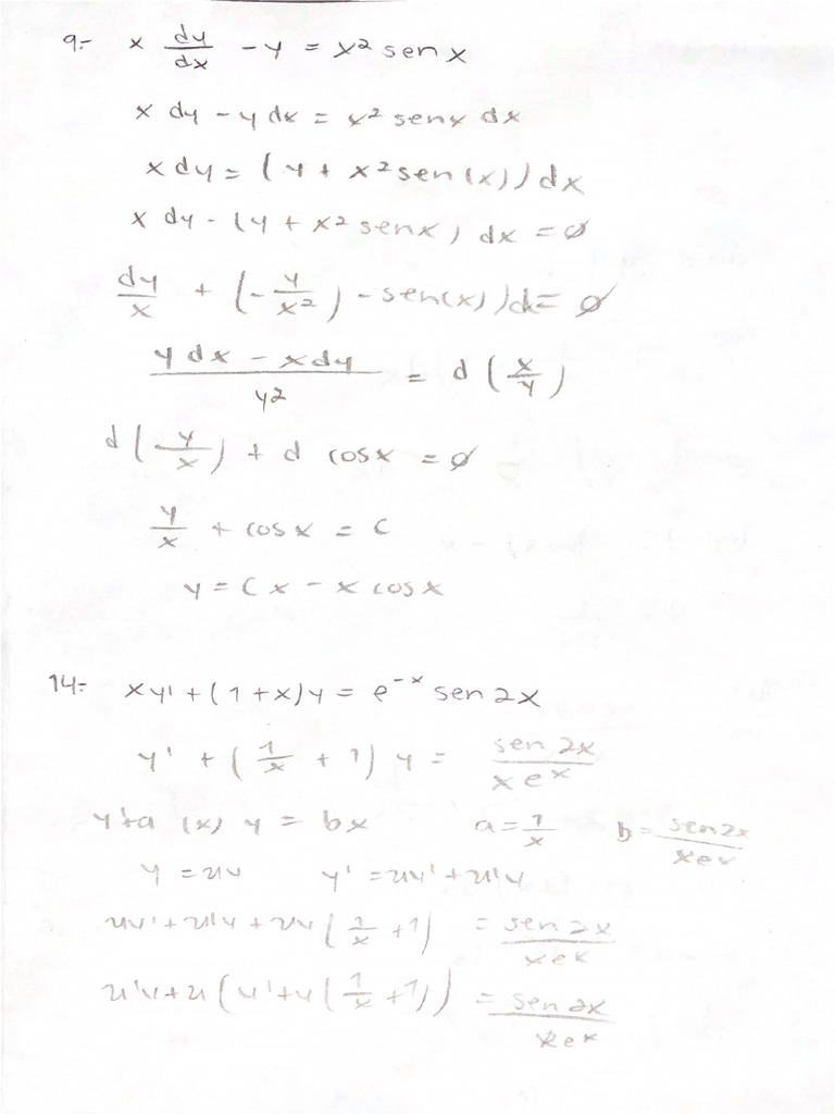 Factor Integrante | PDF