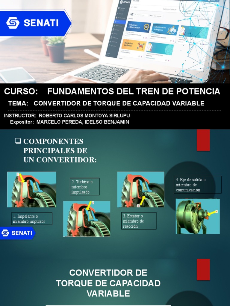 CONVERTIDOR DE TORQUE CON CAPACIDAD VARIABLE (Idelso Marcelo) | PDF ...