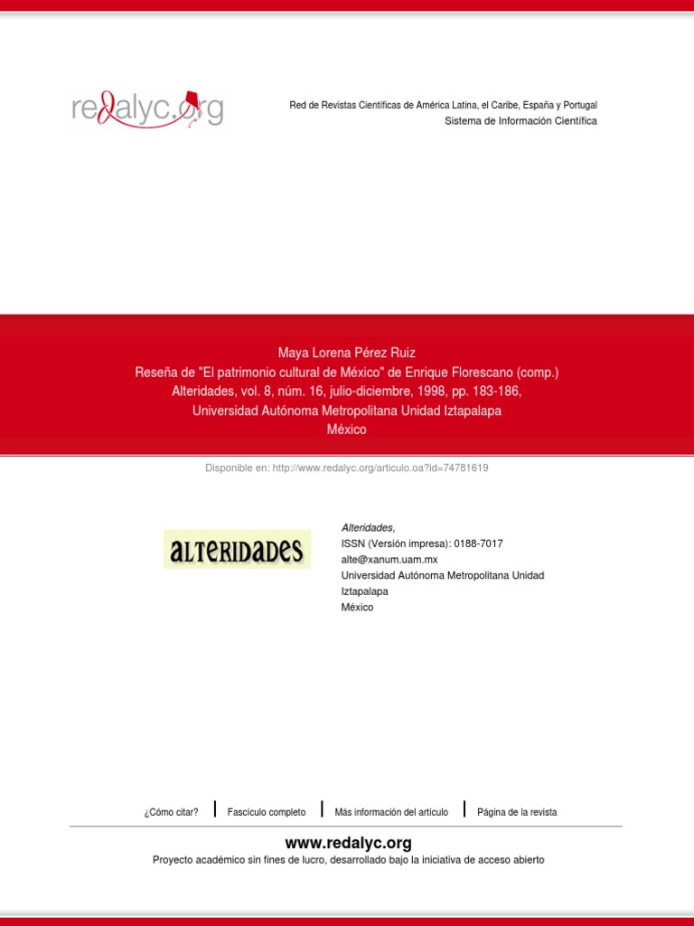 ELl Patrimonio Cultural en Mexico Enrique - Flores - Cano | PDF | Bienes (Ley) | México