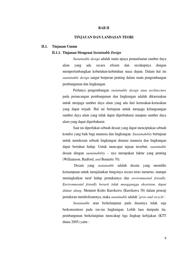 Bab Ii Tinjauan Dan Landasan Teori II.1. Tinjauan Umum II.1.1. Tinjauan ...