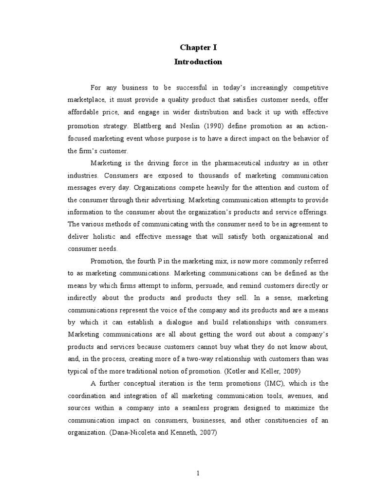 Marketing Mix Thesis | PDF | Marketing | Marketing Communications