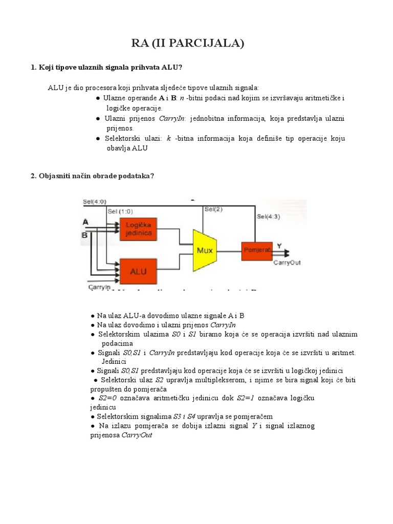 RA II Parcijala | PDF