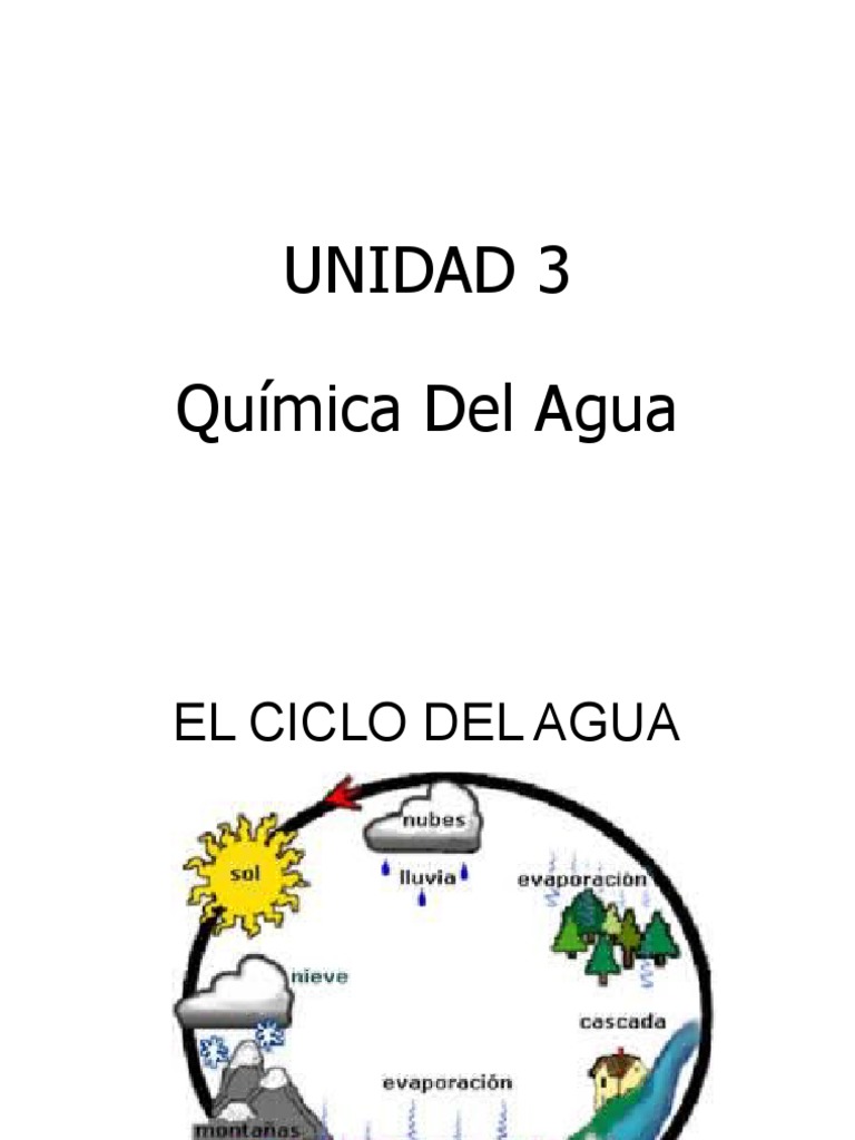 Quimica Del Agua 5 Descargar Gratis Pdf Agua Sal Química