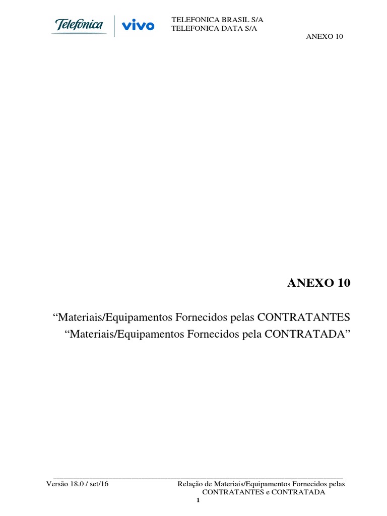 CONTRATO VIVO Anexo 10 | PDF | Smartphone | Rede de computadores