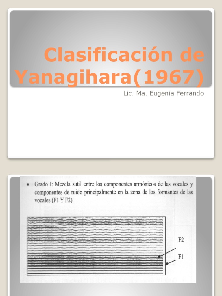 14 Clasificacion de Yanagihara | PDF