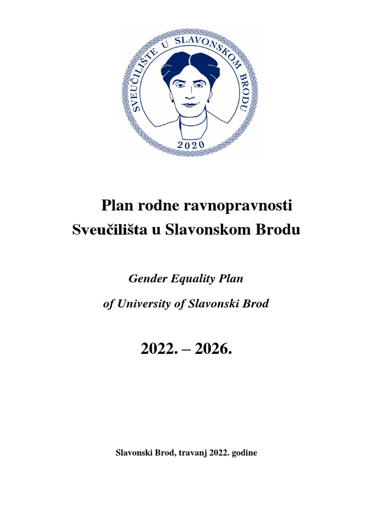 Plan Rodne Ravnopravnosti Unisb 2022-2026 | PDF