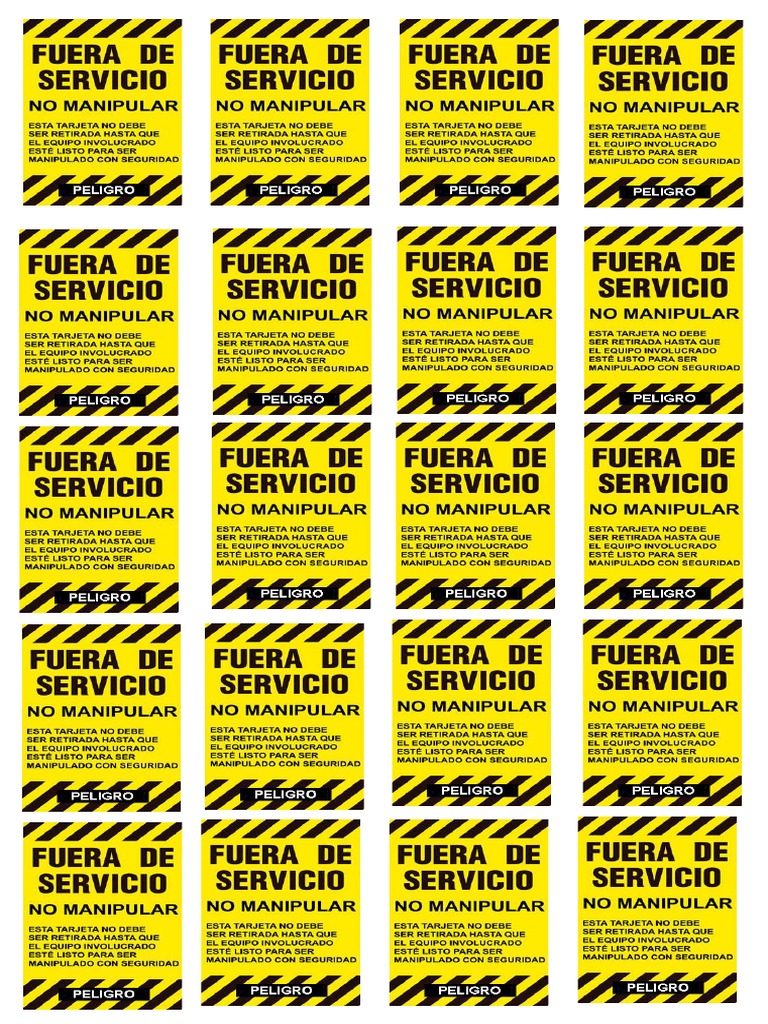 Fuera de Servicio | PDF