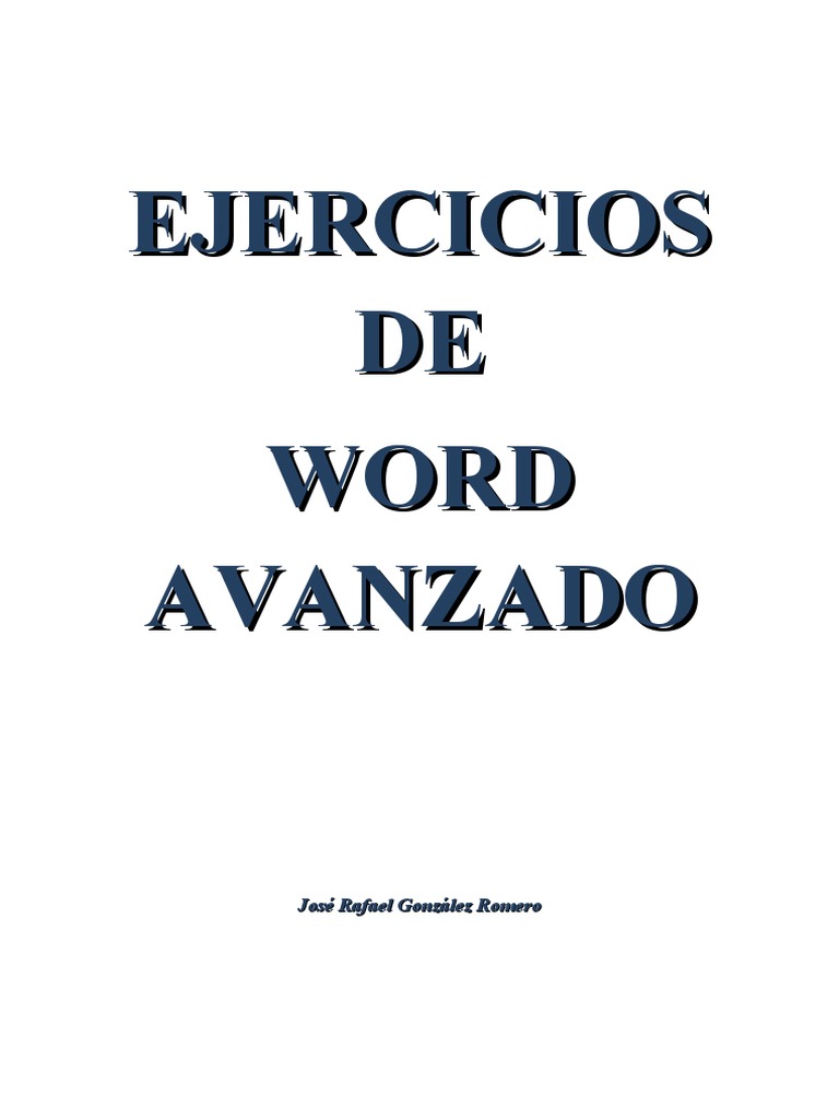 Idoc - Pub - Ejercicios Word Avanzado | PDF | Red mundial | Internet y web