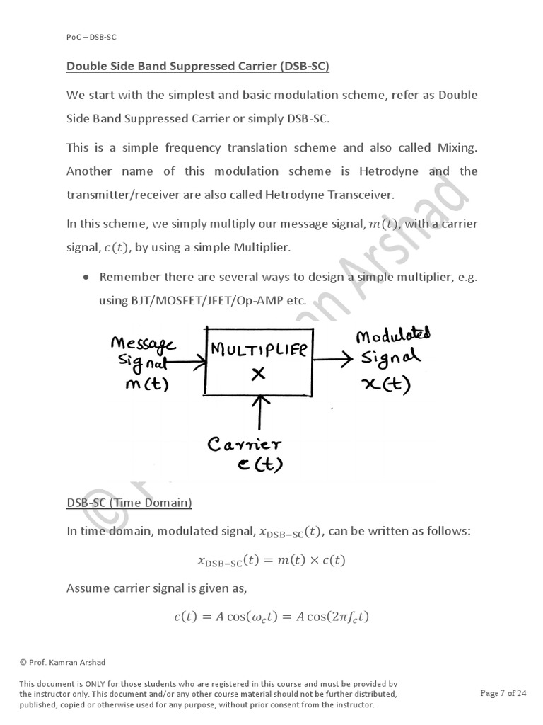 Week Lect 2 | PDF | Modulation | Bandwidth (Signal Processing)