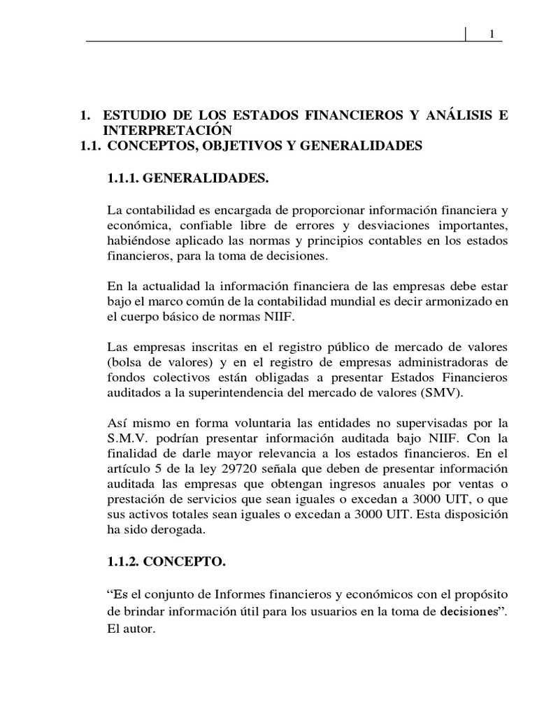 Estados Financieros | PDF | Estado financiero | Contabilidad