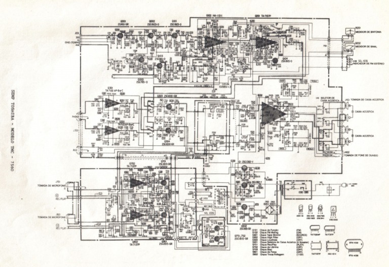 Toshiba TMC-7560 Schematic | PDF
