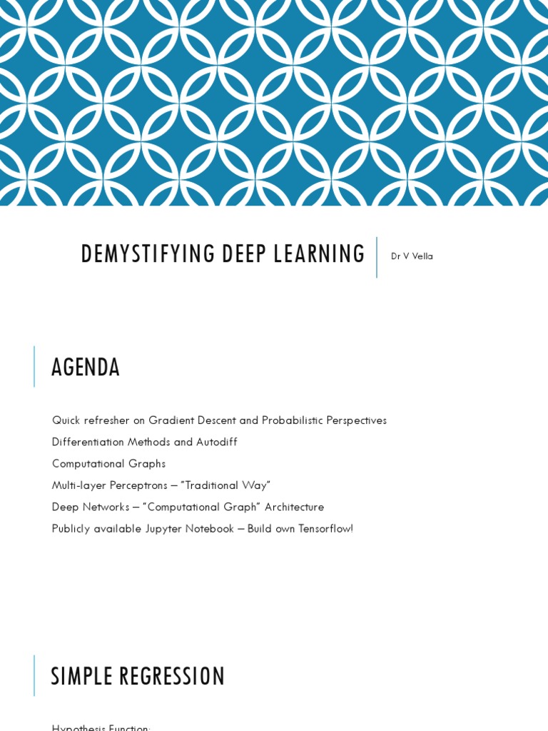 Demystifying Deep Learning | PDF | Derivative | Applied Mathematics