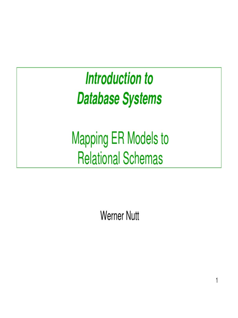5 DB erToRel | PDF | Relational Database | Conceptual Model