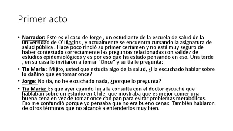 Primer Acto | PDF