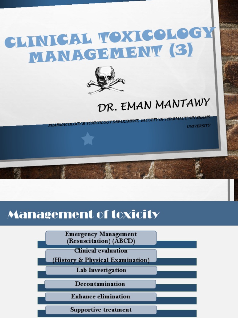 Clinical Toxicology Management Guide | PDF | Hypothermia | Skeletal Muscle