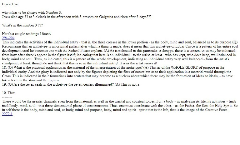 Jesus and The Significant Number 3 | PDF