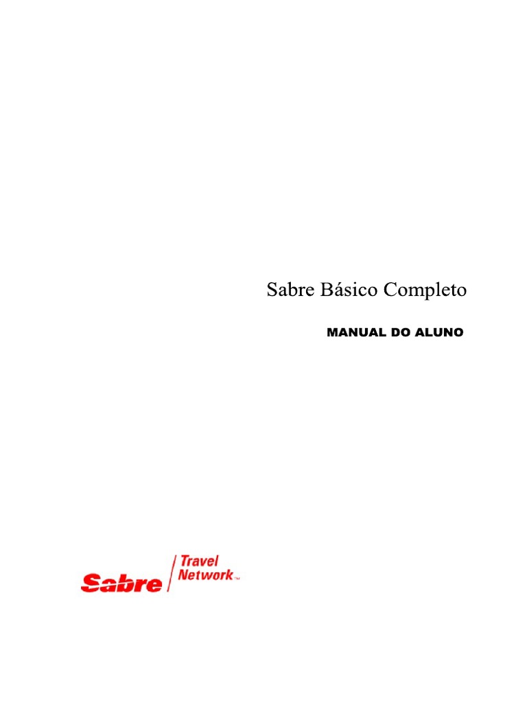 Sabre Completo | PDF