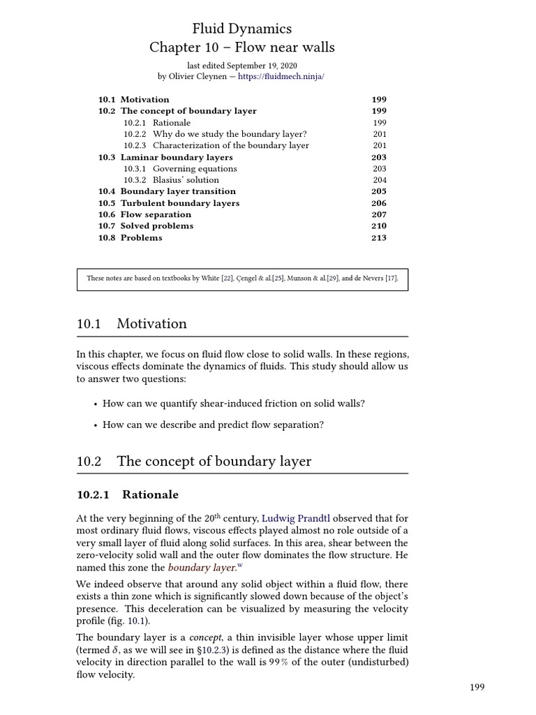 Chapter 10 | PDF | Boundary Layer | Fluid Mechanics
