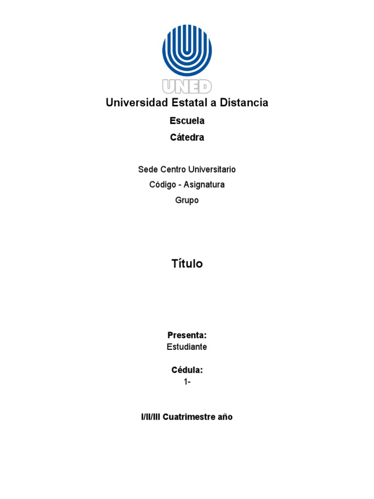 Machote Portada UNED | PDF