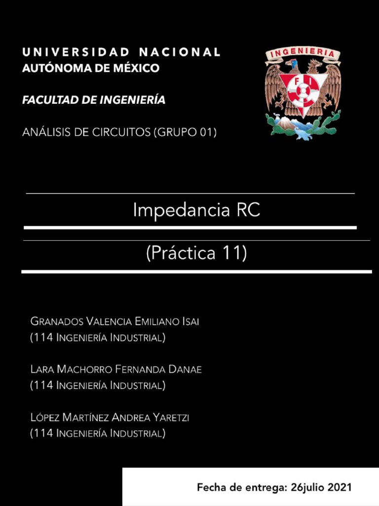 AC01 Eq3 Práctica11 | PDF | Inductor | Impedancia eléctrica