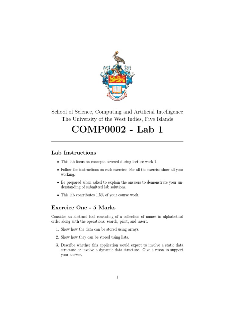 Lab 1 Pdf Queue Abstract Data Type Pointer Computer Programming