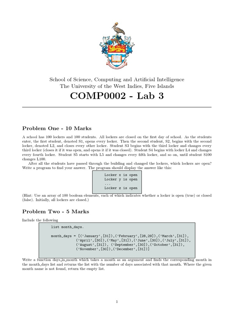 Lab - Three | PDF | Function (Mathematics) | Numbers
