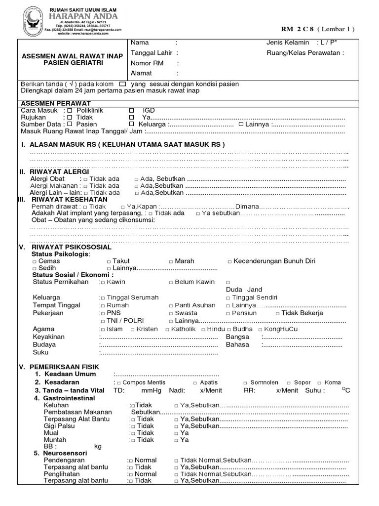 RM 2 C 8 (Lembar 1) : Compos Mentis Apatis Somnolen Sopor Koma | PDF