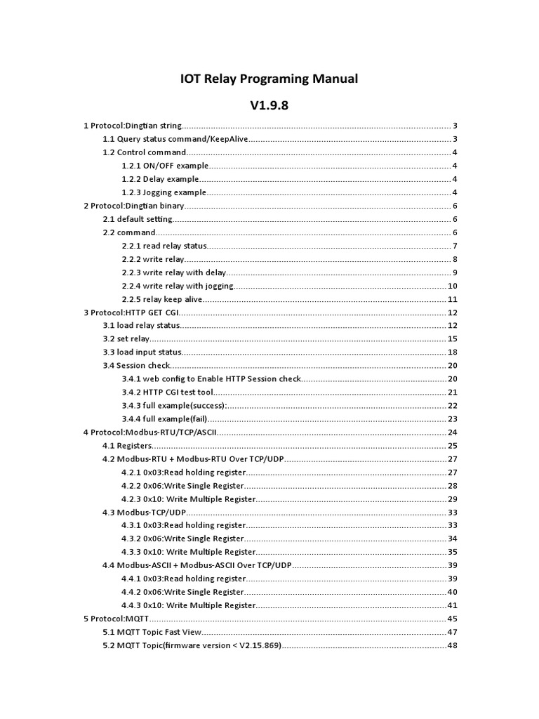 Programming Manual en | Download Free PDF | Hypertext Transfer Protocol | Multicast