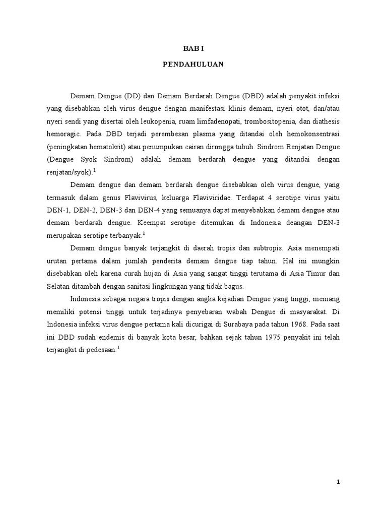 Laporan Kasus DBD | PDF
