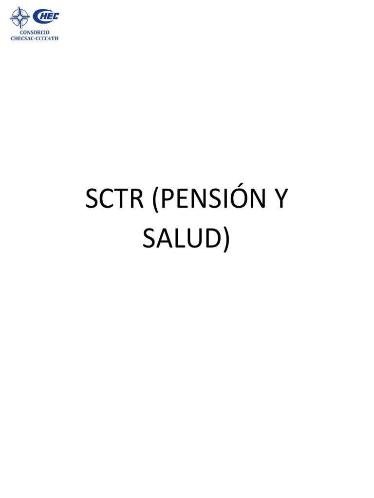 Caratula de SCTR | PDF