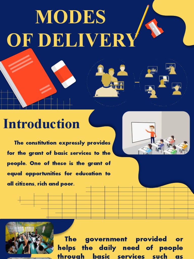 LESSON 6 Modes of Delivery | PDF | Learning | Academic Degree