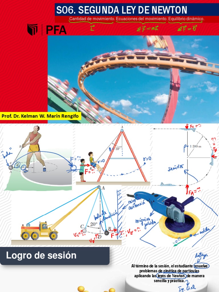 s06 2da Ley de Newton - Pfa | PDF | Fuerza | Aceleración