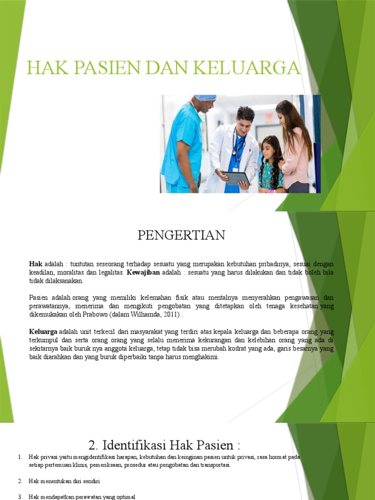 Hak Pasien Dan Keluarga | PDF