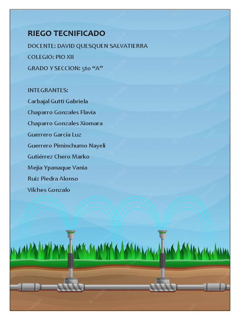 Riego Tecnificado: Eficiencia y Ahorro | PDF | Riego | Agricultura