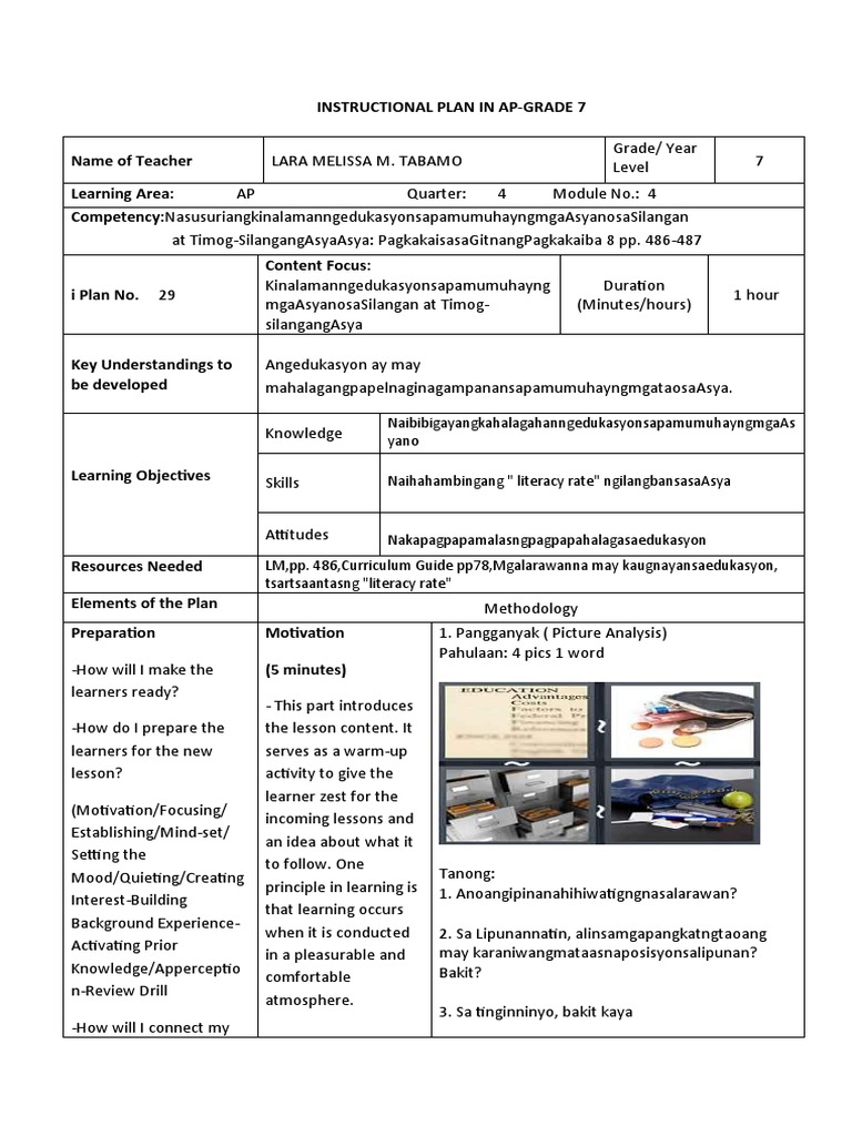 AP7 Q4 Ip29 v.02 | PDF | Learning | Critical Thinking