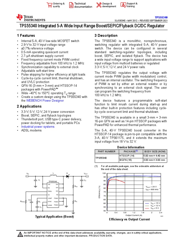 Tps 55340 | PDF | Electrostatic Discharge | Electronic Engineering