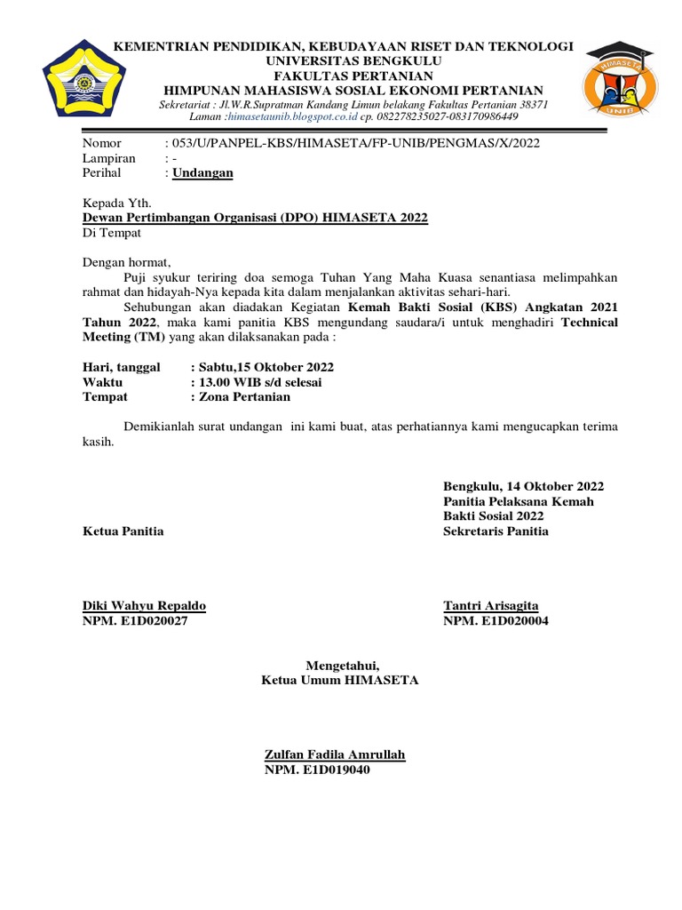 (053-061) Surat TM | PDF