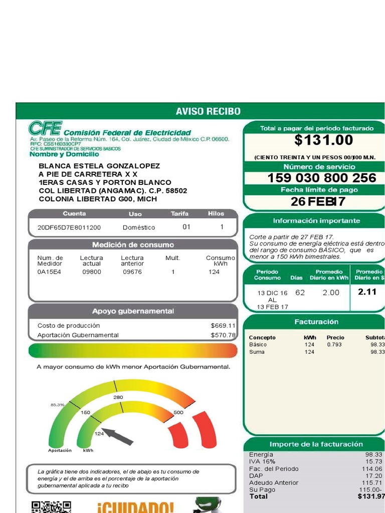 Cfe Documentos | PDF