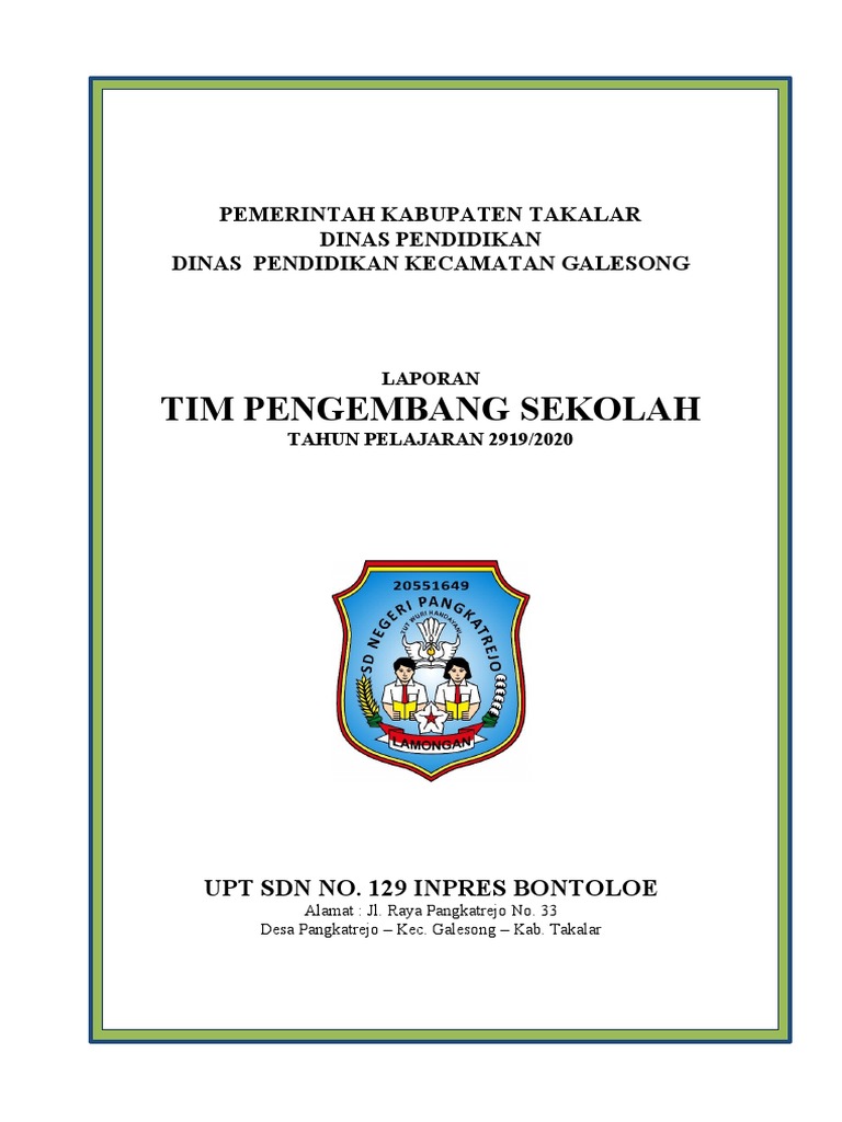 SK Tps 20192020 Sdi 129 Bontoloe | PDF