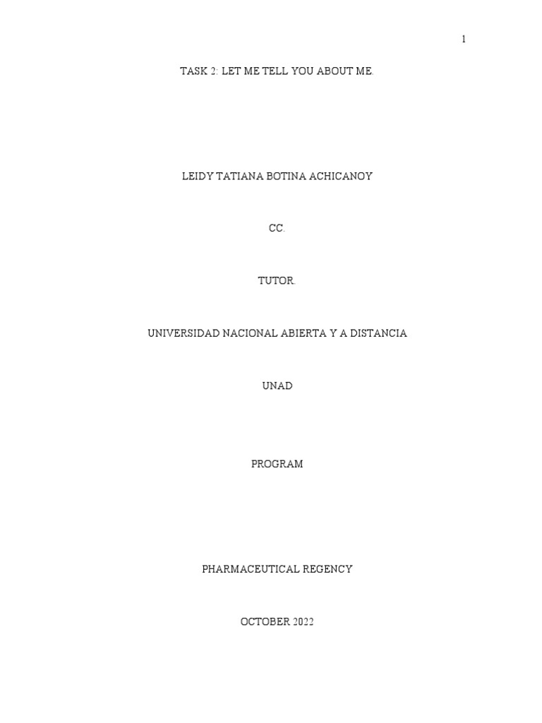 Unit 1 - Task 2 - Etapa 3 | PDF | Learning | English Language
