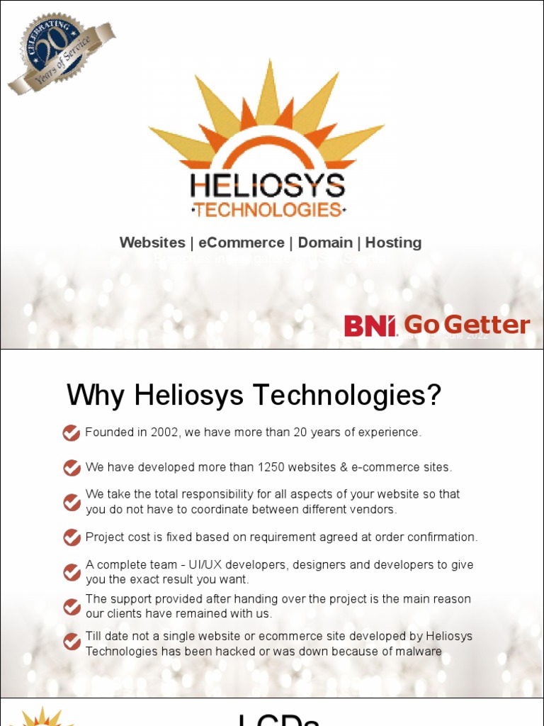 HeliosysTechnologies FeaturePresentation 20221004 | PDF | E Commerce ...