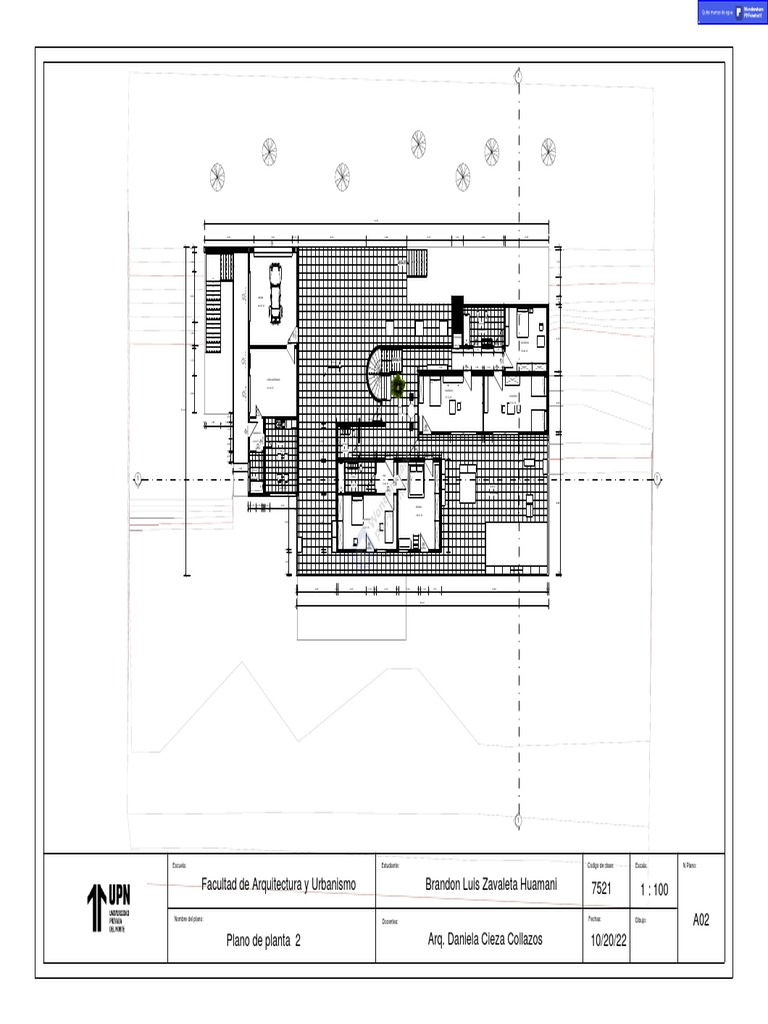 Proyecto1 - Plano - A02 | PDF