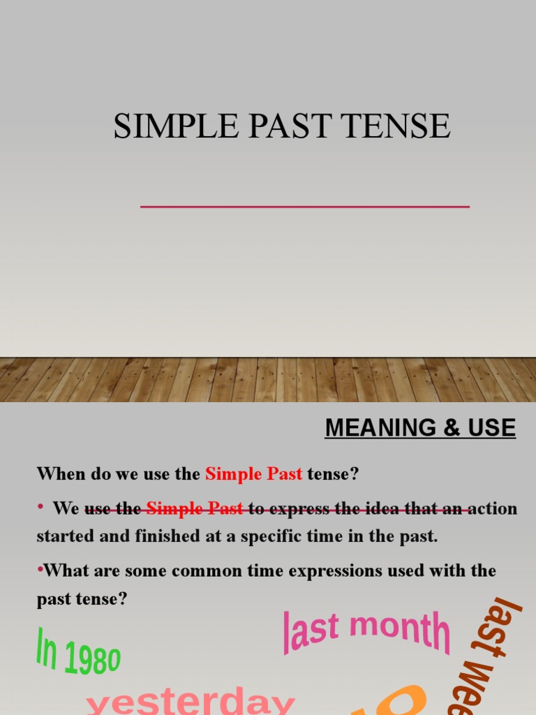 Simple Past Past Continuous Tense | PDF | Verb | Grammatical Tense