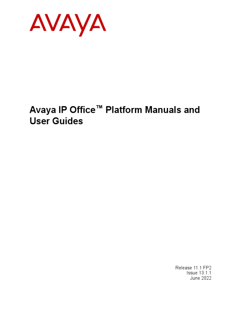 Avaya IP Office Platform Manuals and User Guides - En-Us | PDF | License | Voicemail