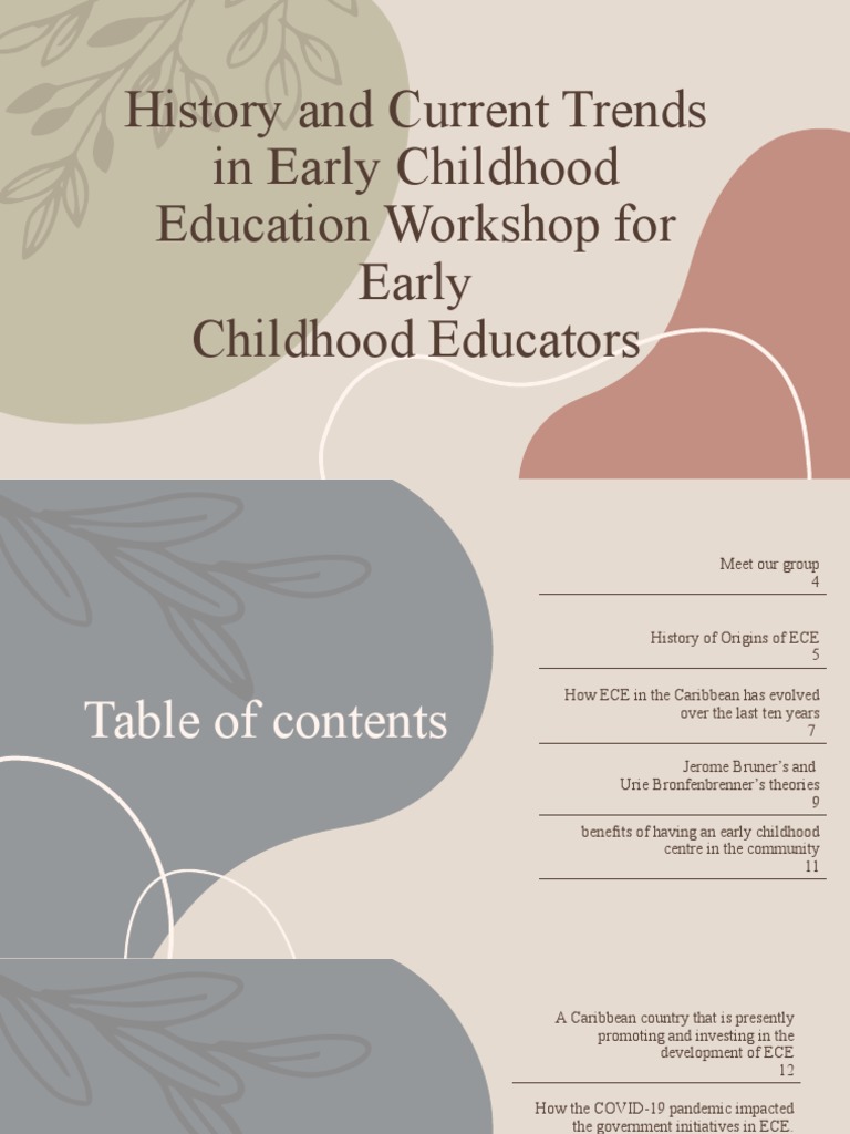 History and Current Trends in Early Childhood Education | PDF | Early ...