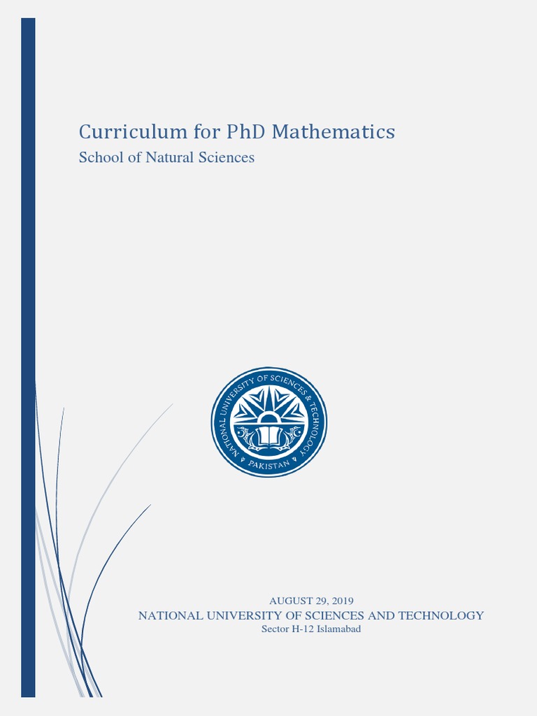 Curriculum Booklet-PhD-Mathematics (2019) | PDF | Ring (Mathematics ... Curriculum Booklet-PhD-Mathematics (2019) | PDF | Ring (Mathematics ...