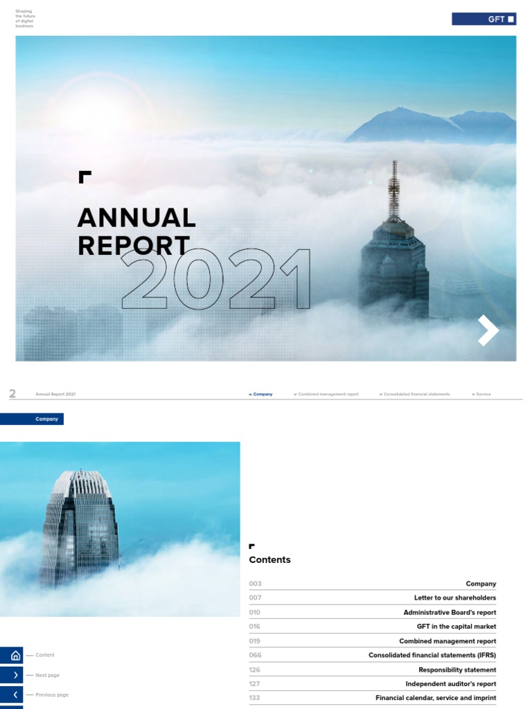 GFT Annual Report 2021 | PDF | Audit | Audit Committee
